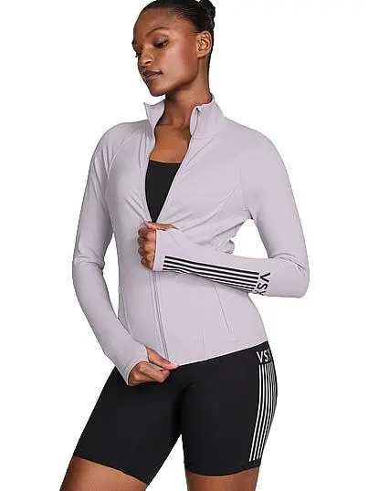 Victoria's Secret Vsx Elevate™ Full-zip Jacket - Grey