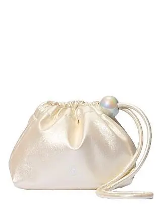 VICTORIA'S SECRET BEAUTY Dream Cinched Pouch - White,ivory