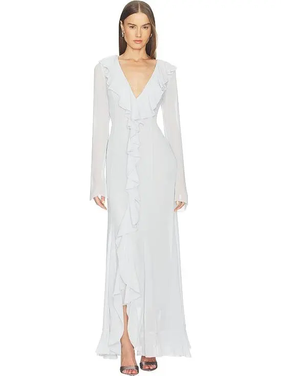 CAMILA COELHO Lelia Maxi Dress - Ice Blue