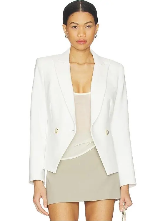 Veronica Beard Cropped Rickie Dickey Jacket - White