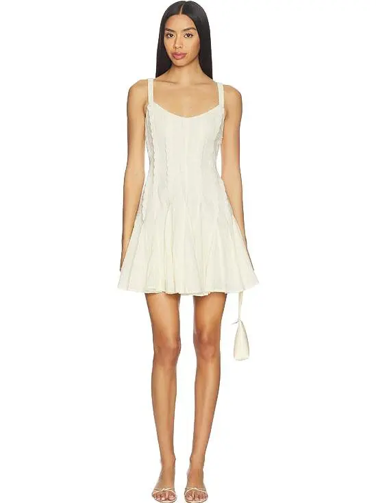 Heartloom Eula Pointelle Mini Dress - Ivory