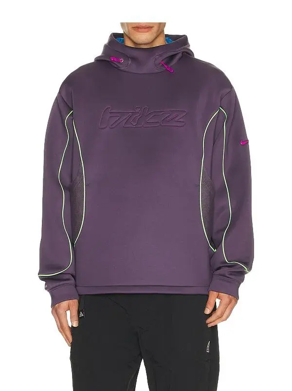 Nike Pullover Hoodie - Dark Raisin  Brilliant Blue  & Vivid Pur