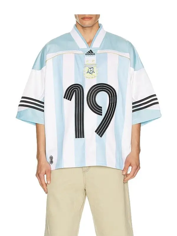 ADIDAS ORIGINALS Afa Argentina 19 World Cup Jersey - Clear Blue
