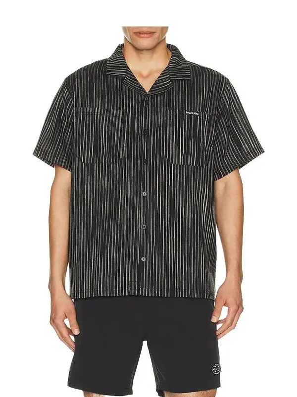 MAUI AND SONS Ashline Short Sleeve Shirt - Black