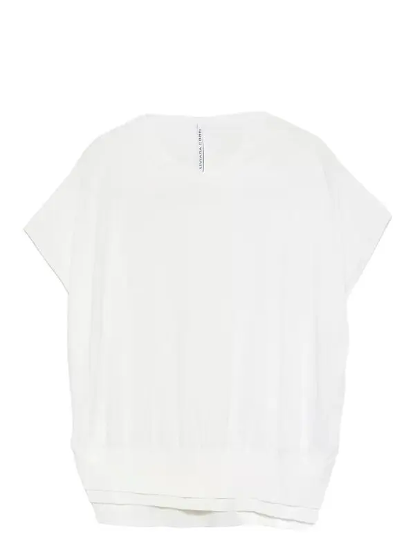 Liviana Conti Knitted Short-sleeve T-shirt - White