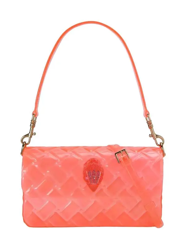 Kurt Geiger Kensington Jelly Jewel-embellished Shoulder Bag - Pink