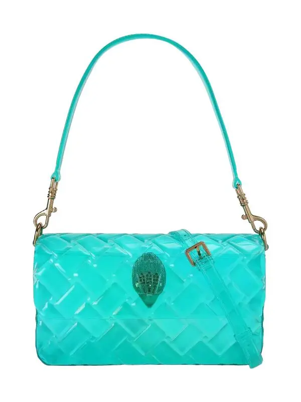 Kurt Geiger Kensington Jelly Quilted Shoulder Bag - Blue