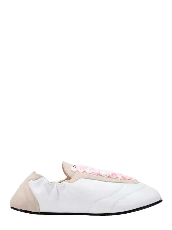 Repetto Lace-up Ribbon Sneakers - White