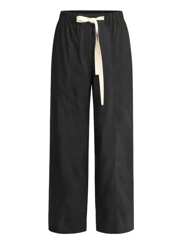 LEE MATHEWS Tie-waist Trousers - Black