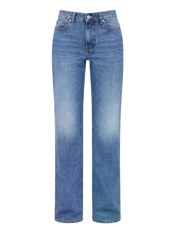 HAIKURE Star Straight Denim Jeans - Blue