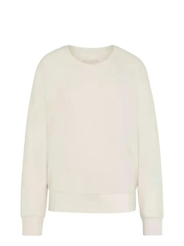 JUVIA Crew-neck Long-sleeve Sweatshirt - Neutrals