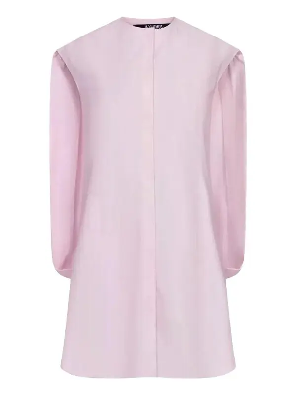Jacquemus Long-sleeve Shirt Dress - Pink