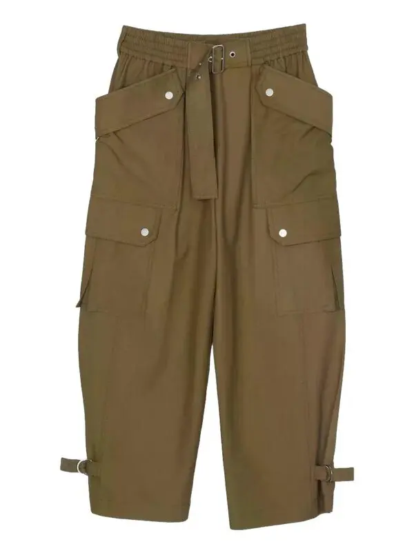 3.1 Phillip Lim Buckle-belted Cargo Pants - Brown