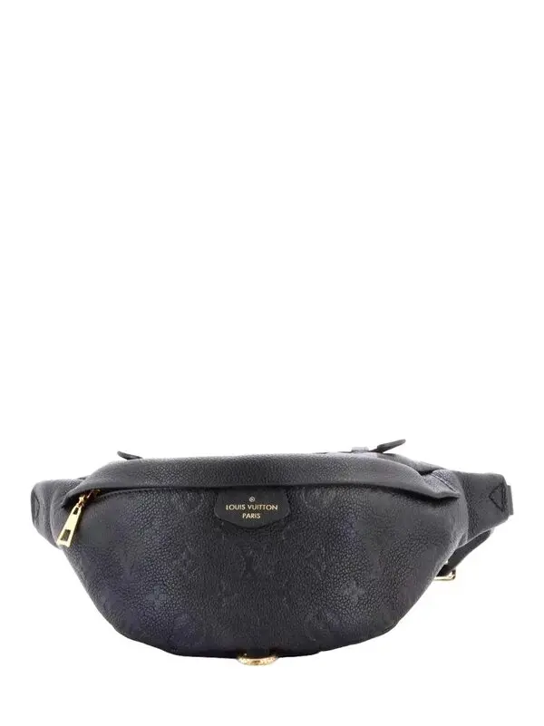 LOUIS VUITTON Bum Bag Monogram Empreinte Leather - Black
