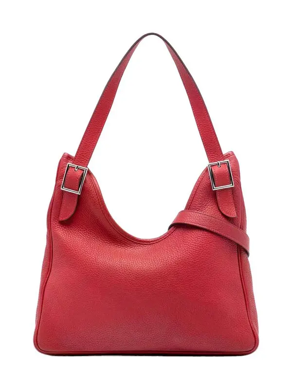 Hermès 2012 Clemence Massai Gm Satchel - Red