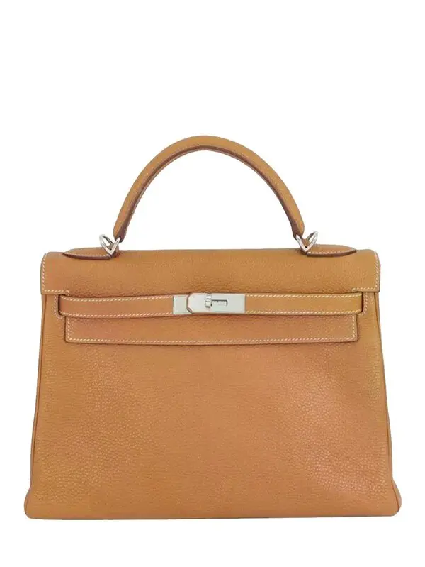 Hermès 2007 Togo Kelly Ii Retourne 32 Satchel - Brown