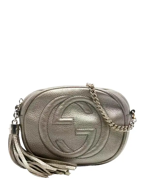 Gucci Mini Soho Chain Crossbody Bag - Gold