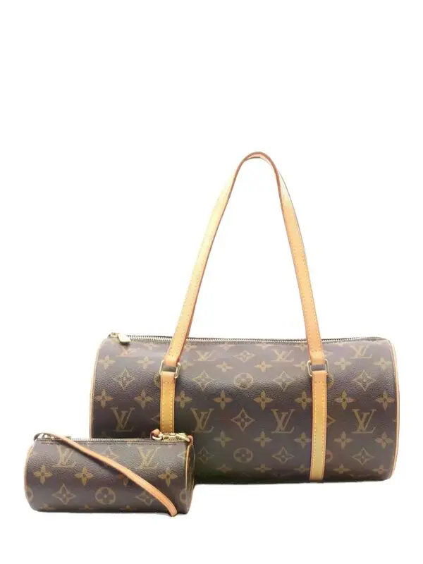 LOUIS VUITTON 2006 Monogram Papillon 30 Handbag - Brown