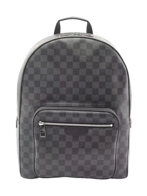 LOUIS VUITTON 2016 Damier Graphite Josh Backpack - Black
