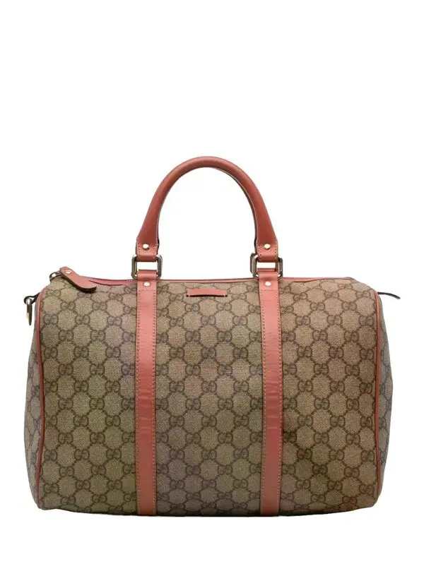 Gucci Gg Supreme Joy Boston Bag - Brown
