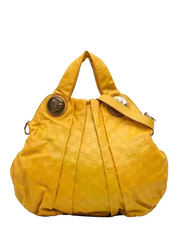Gucci Large Sissima Hysteria Satchel - Yellow
