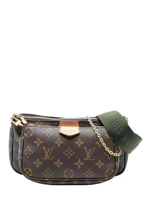 LOUIS VUITTON 2021 Monogram Multi Pochette Accessoires Satchel - Brown