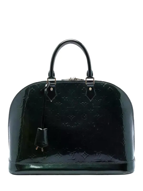 LOUIS VUITTON 2010 Monogram Vernis Alma Gm Handbag - Green