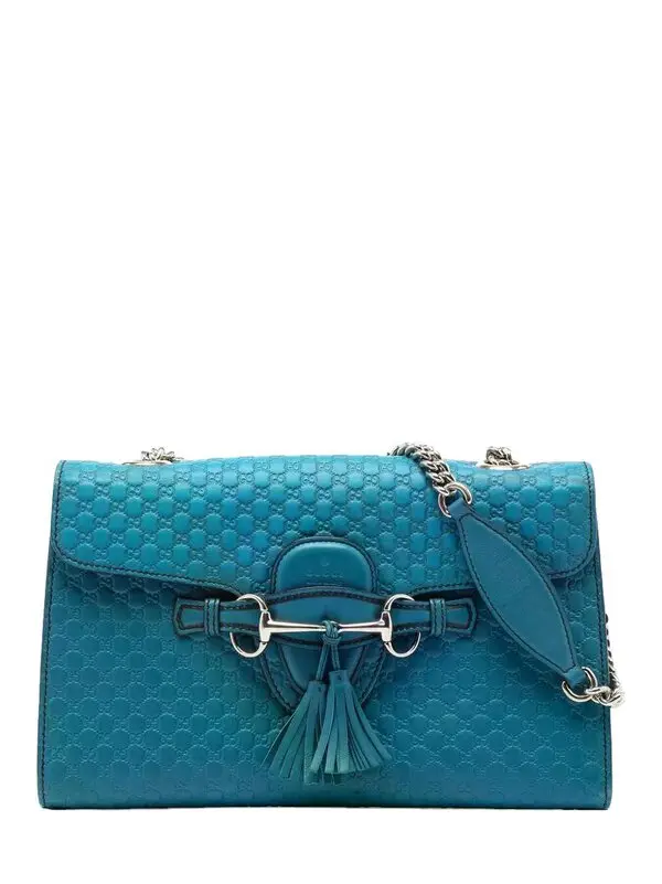 Gucci Medium Emily Shoulder Bag - Blue