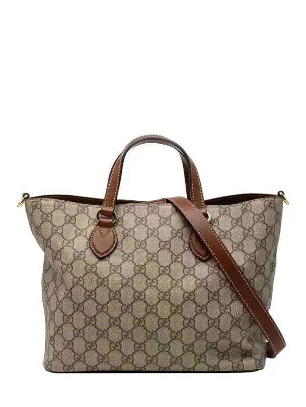Gucci Gg Supreme Small Satchel 2000-2015 - Brown