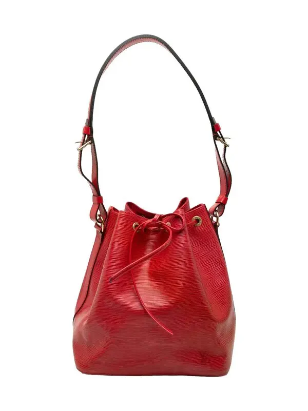LOUIS VUITTON 1996 Epi Petit Noe Bucket Bag - Red