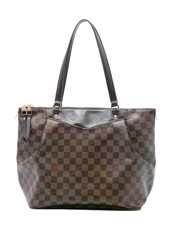 LOUIS VUITTON Damier Ebene Westminster Gm Shoulder Bag - Brown