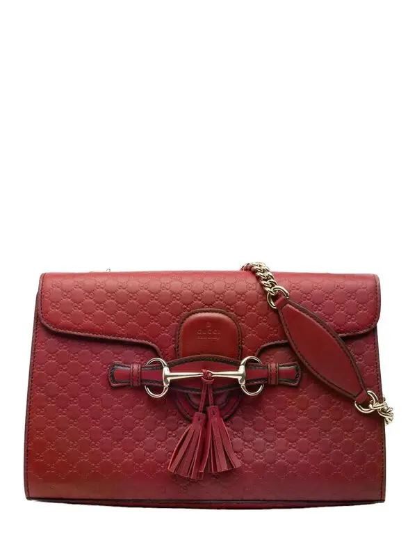 Gucci 2016-2026 Medium Emily Shoulder Bag - Red