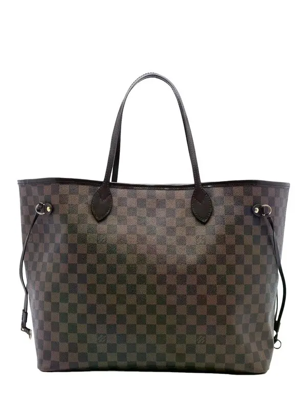 LOUIS VUITTON 2014 Damier Ebene Neverfull Gm Tote Bag - Brown
