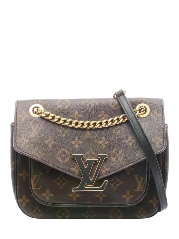 LOUIS VUITTON 2010-2026 Monogram Passy Pm Shoulder Bag - Brown