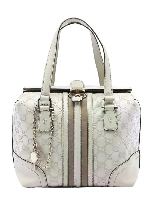 Gucci Ssima Treasure Handbag - White