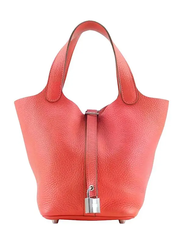 Hermès 2012 Picotin Lock 18 Handbag - Red
