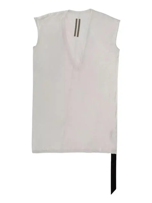 Rick Owens V-neck Vest - White