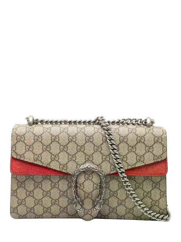 Gucci Gg Supreme Dionysus Shoulder Bag - Brown