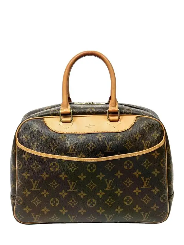 LOUIS VUITTON Deauville Monogram Tote Bag - Brown