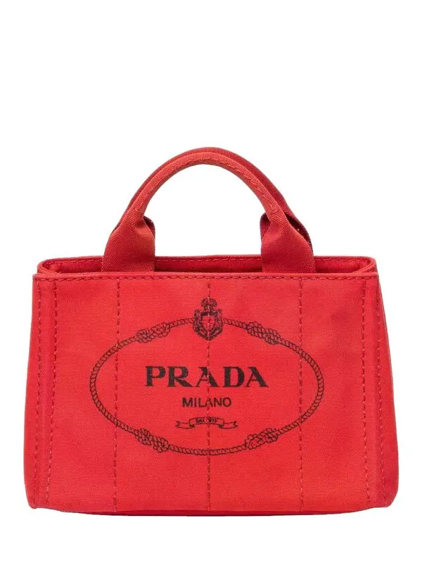 Prada Top Handle Bag - Red