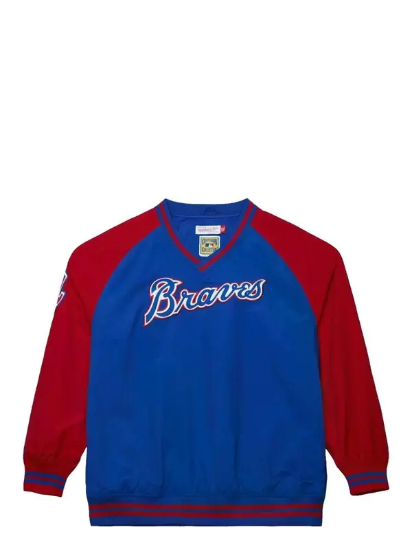Mitchell & Ness Logo Pullover Top - Blue