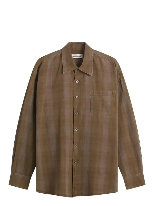 Our Legacy Flannel Check Borrowed Shirt - Dakota Flannel