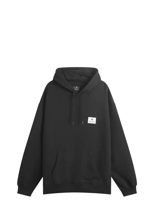 SNOW PEAK Nsd Square Logo Hoodie - Black
