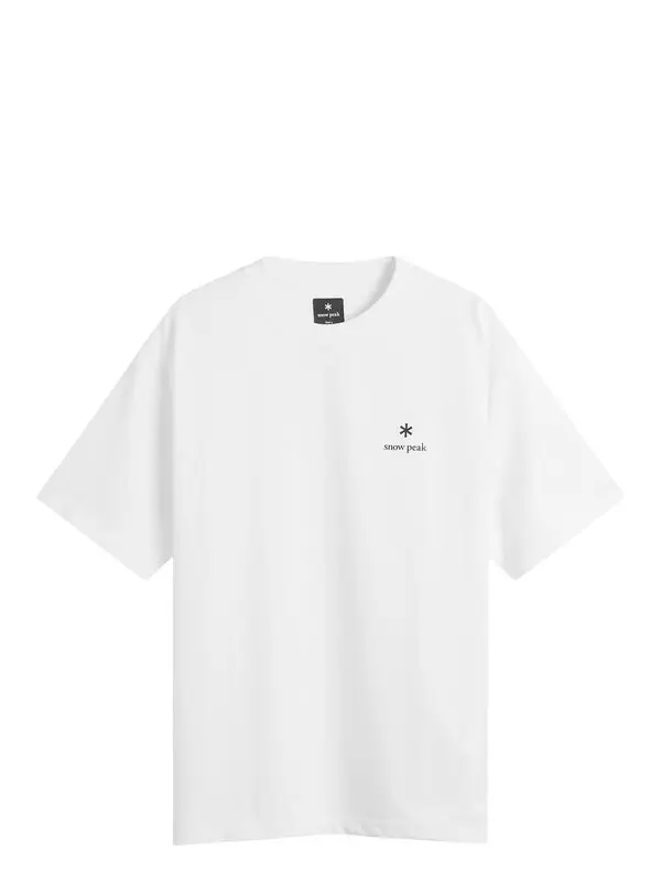 SNOW PEAK Nsd Logo T-shirt - Off White