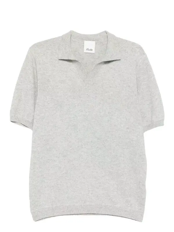 ALLUDE Short-sleeve T-shirt - Grey