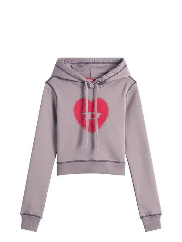 DIESEL F-slimmy Hoodie - Grey