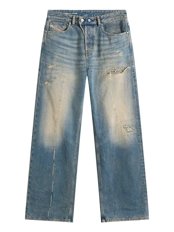DIESEL 1996 D-sire Wide-leg Jeans - Blue