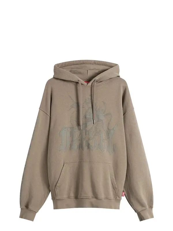 DIESEL Griffon Hoodie - Brown