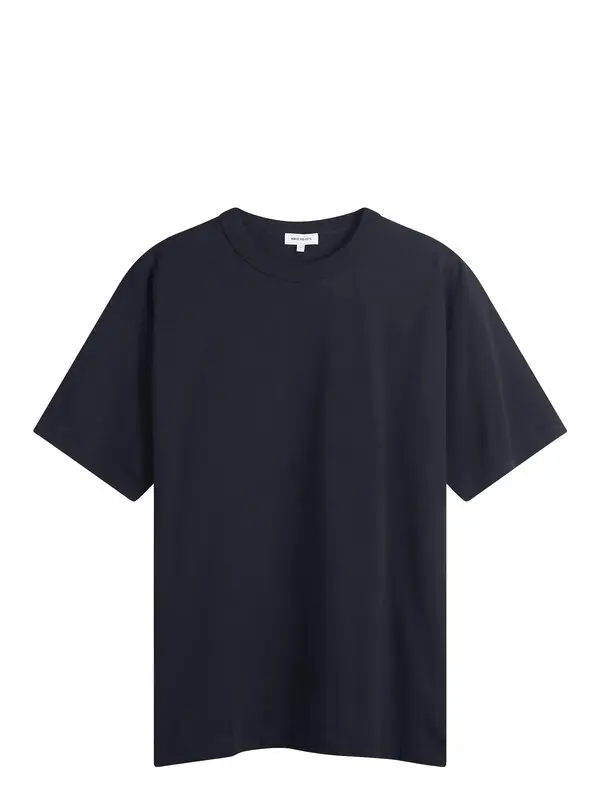 Norse Projects Snekkersten Back Arch Logo T-shirt - Dark Navy