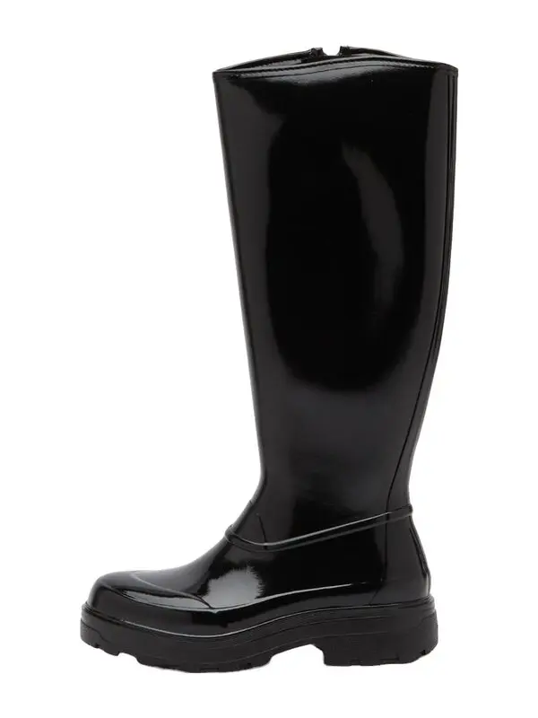 KASSL EDITIONS X Tretorn Tijntje Knee High Boots - Shiny Black
